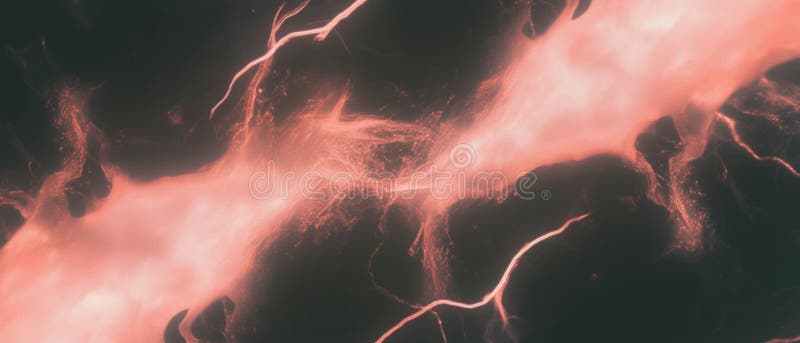 Lightning Overlay Texture with Abstract Patterns in Artistic Design on ...