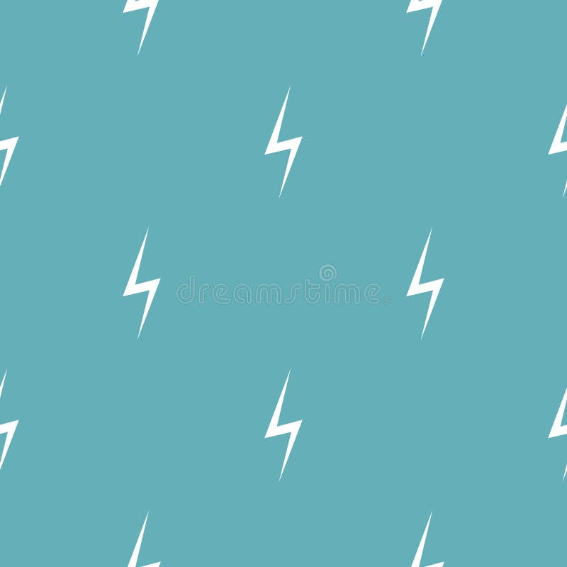 Lightning Pattern Seamless Blue Stock Illustration - Illustration of ...