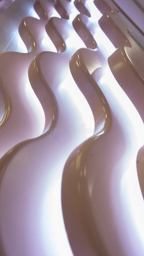 The Lightning Pink Pattern Wave Shot by Close Up Angle Stock Image ...