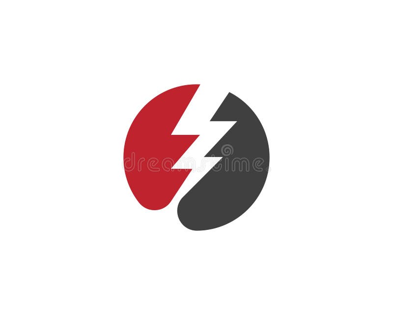 Lightning Power Logo Template Stock Vector - Illustration of powerful ...