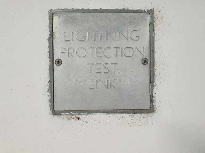 Lightning Protection Test Link Stock Photo - Image of protect, lighting ...