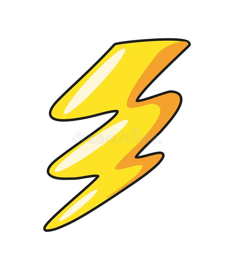 Lightning Retro and Nostalgic Stock Vector - Illustration of storm ...