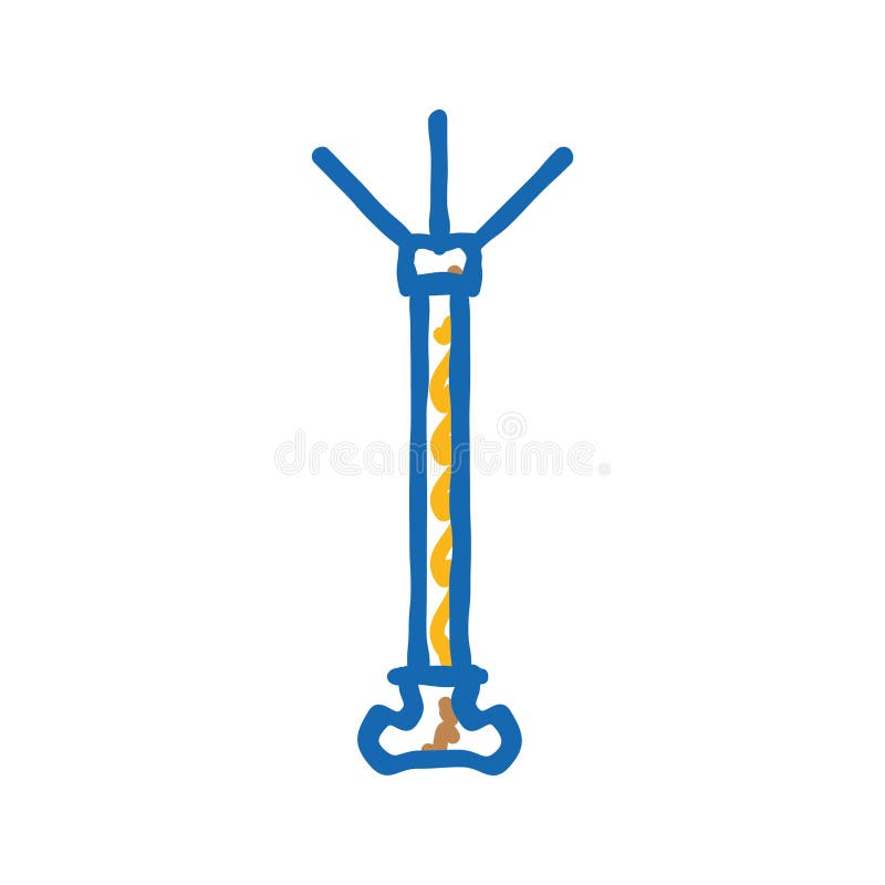 Lightning Rod Electrical Engineer Icon Doodle Illustration Stock ...