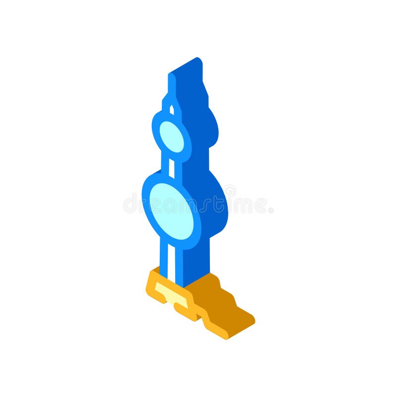 Lightning Rod Electrical Engineer Isometric Icon Vector Illustration ...