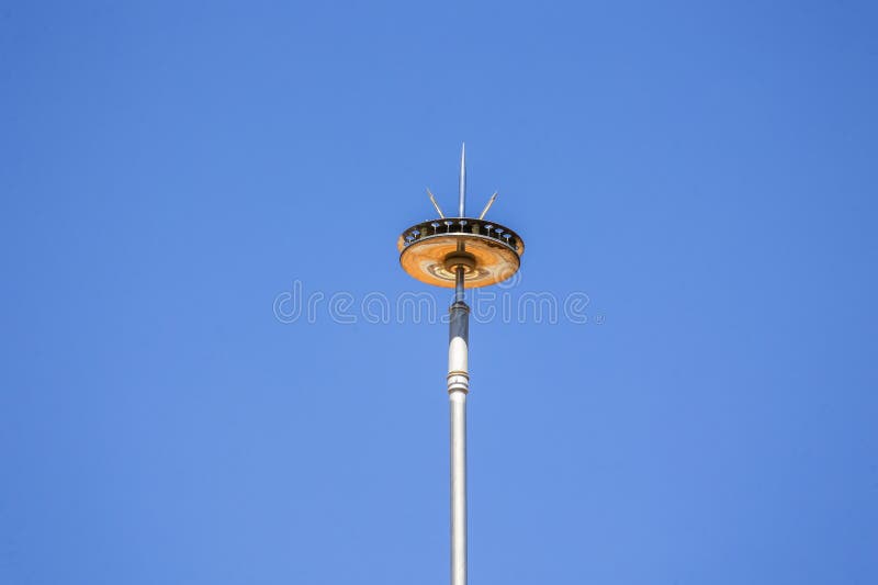 Lightning rod protection stock image. Image of industry - 379530701