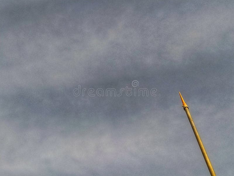 Lightning Rod on the Roof of the House Stock Photo - Image of lightning ...