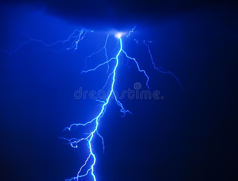 Lightning stock image. Image of thunderstorm, bolt, charge - 43325529