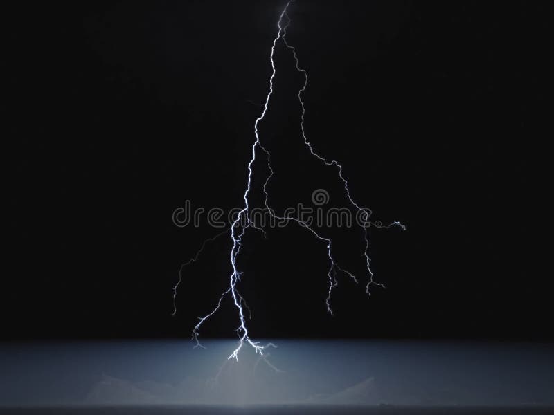 Lightning in the Sky. Electric Discharges in the Sky Stock Photo ...