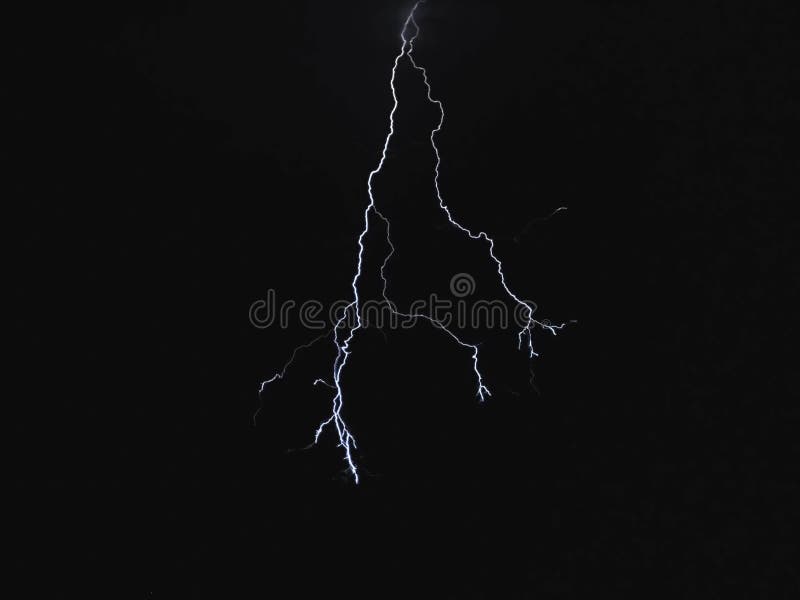 Lightning in the Sky. Electric Discharges in the Sky Stock Image ...