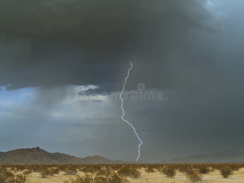 Lightning in the Sky. Electric Discharges in the Sky Stock Image ...