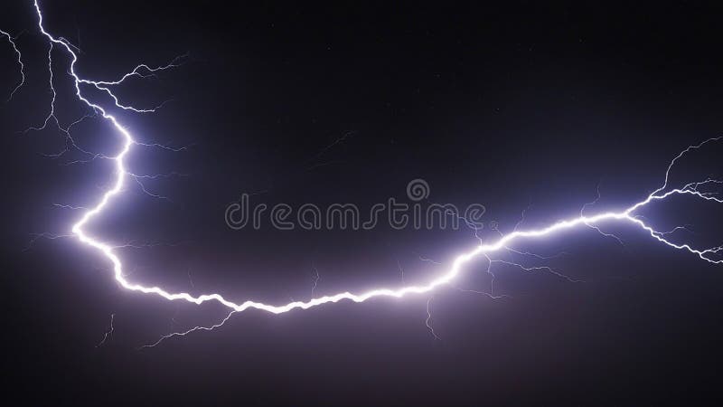 Lightning a Black Background with a Collage of Math Symbols and ...