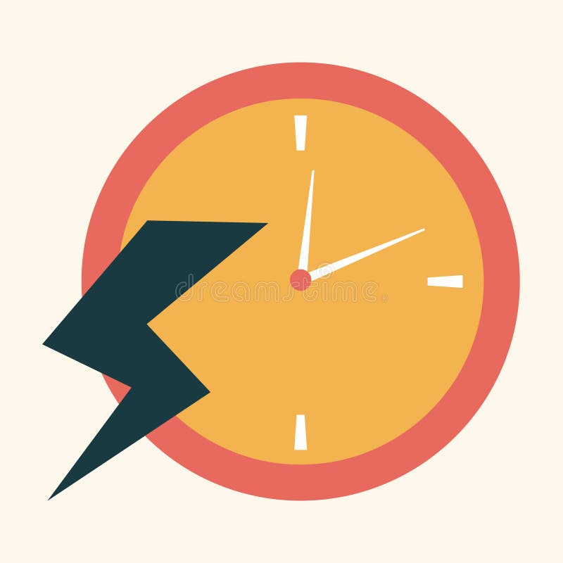 Lightning Speed Delivery Concept. Vector Illustration Decorative Design ...