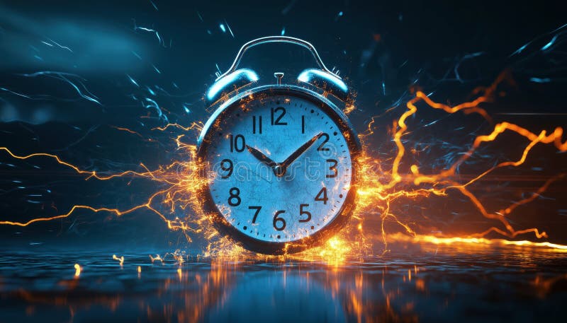 Lightning Speed Delivery with Thunderbolt Energy - Clock and ...