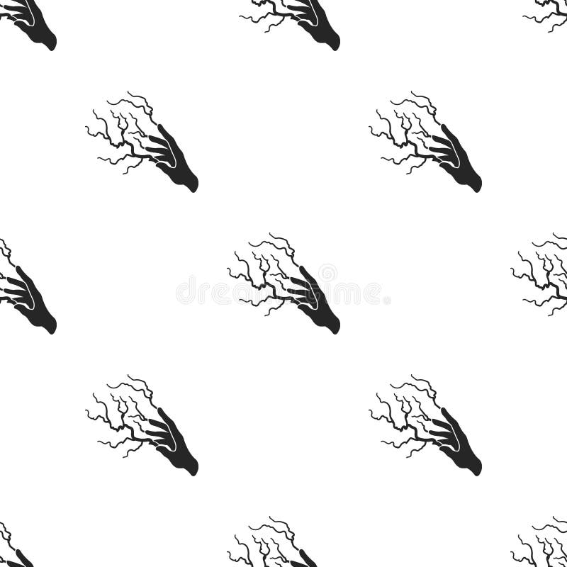 Lightning Spell Icon in Black Style on White Background. Black and ...