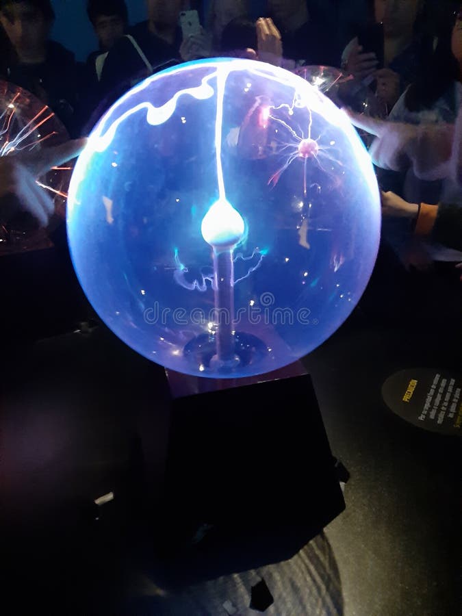 Lightning sphere editorial image. Image of electronics - 163212525