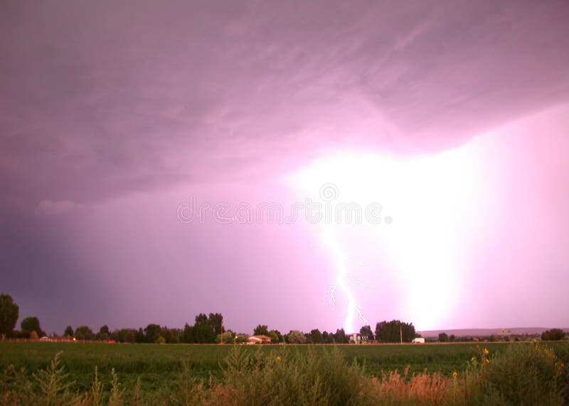 Lightning Storm stock image. Image of clap, bolt, boom, energize - 43923