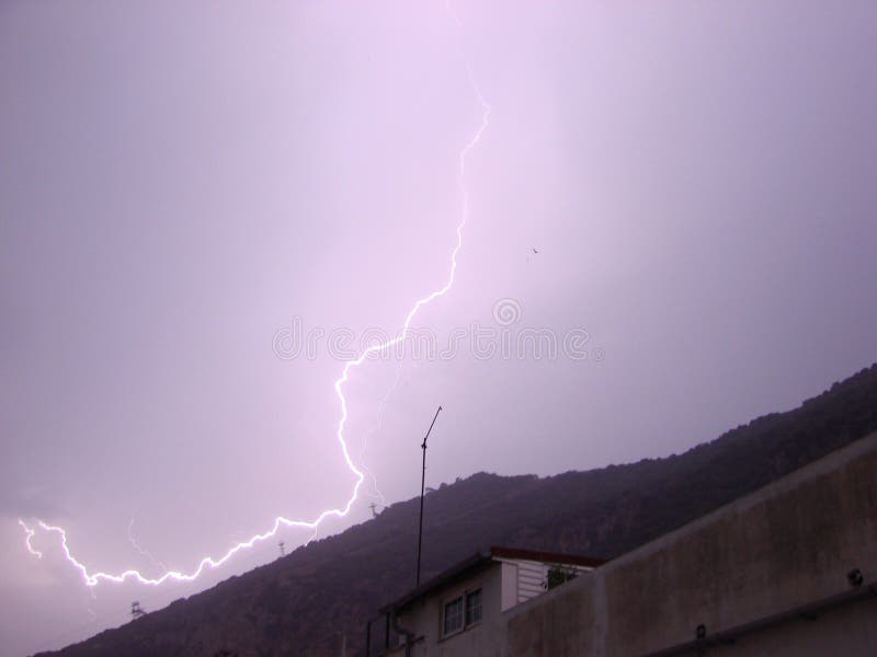 Lightning Storm stock photo. Image of lightning, weather - 94271740
