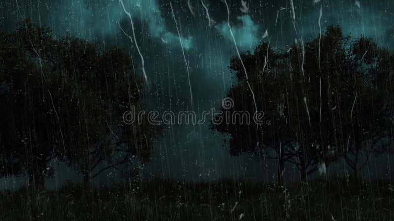 Lightning Storm Castle with Bats 4K Loop Stock Video - Video of creepy ...