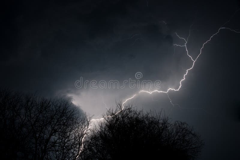 Lightning Strike stock photo. Image of thunder, electric - 26438484