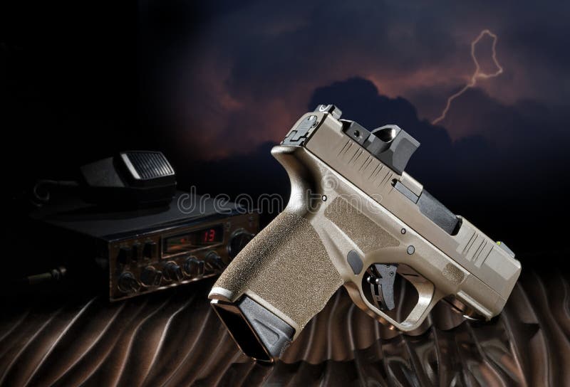 Lightning Strike Behind a Handgun and Ham Radio Stock Photo - Image of ... Lightning Strike Behind a Handgun and Ham Radio Stock Photo - Image of ...