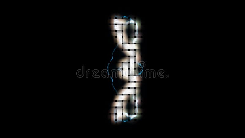 Lightning Strike and Dramatic Digital Stock Illustration - Illustration ...