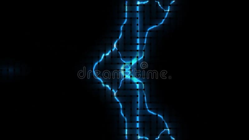 Lightning Strike and Dramatic Digital Stock Illustration - Illustration ...