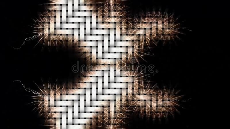 Lightning Strike and Dramatic Digital Stock Illustration - Illustration ...