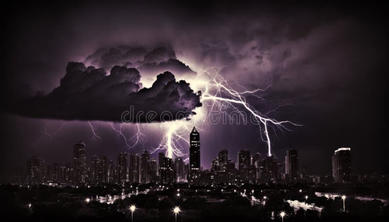 Lightning Storm Collage Stock Illustrations – 360 Lightning Storm ...