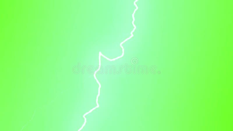 Lightning Strikes on Green Screen Background 4K - Stunning Lightning in ...