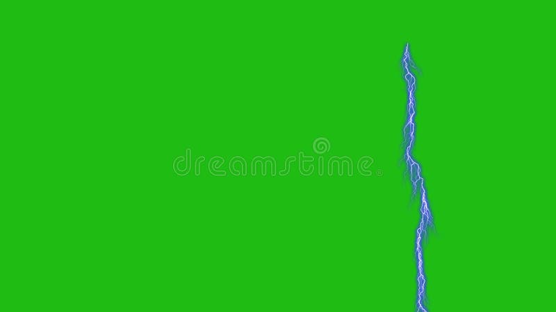 Lightning Strikes on Green Screen Background 4K - Stunning Lightning in ...