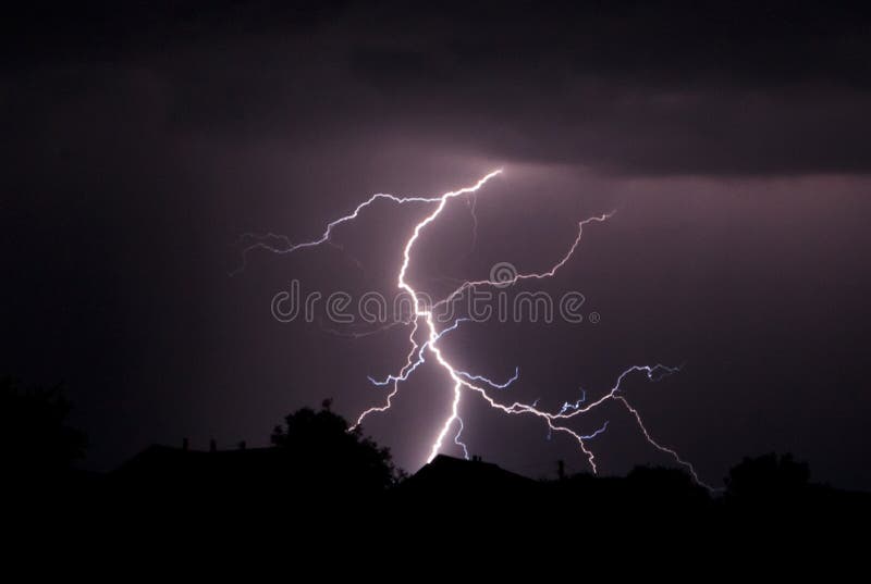 Lightning stock photo. Image of electricity, danger, ball - 43009294