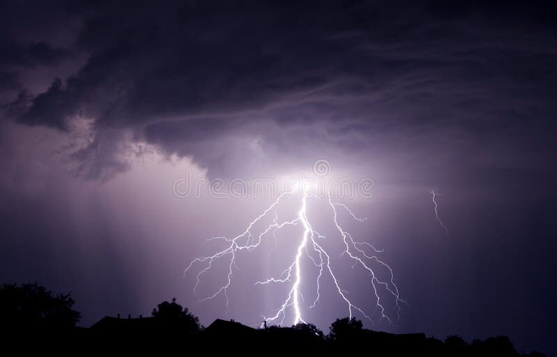Lightning stock photo. Image of danger, dark, bolt, lightning - 43194174