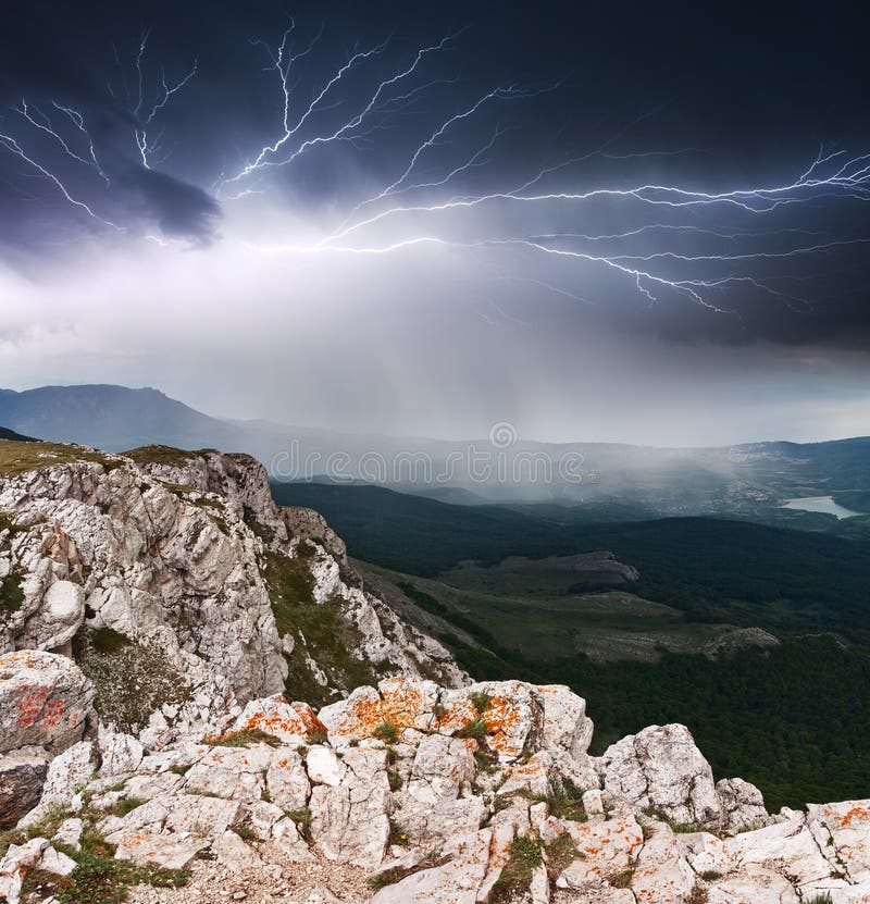 Lightning stock image. Image of outdoor, heaven, europe - 89371067