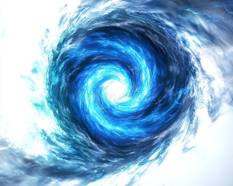 Lightning Swirl Isolated on Transparent Background. Stock Photo - Image ...