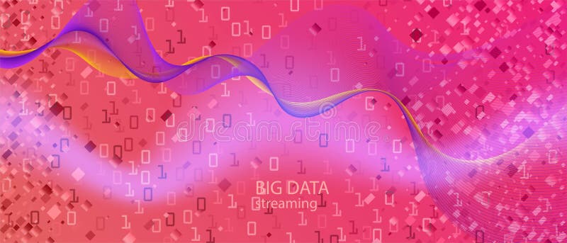 Lightning Tech Vector Wallpaper. Neon Tech Grunge Trendy Layout. Blue ...