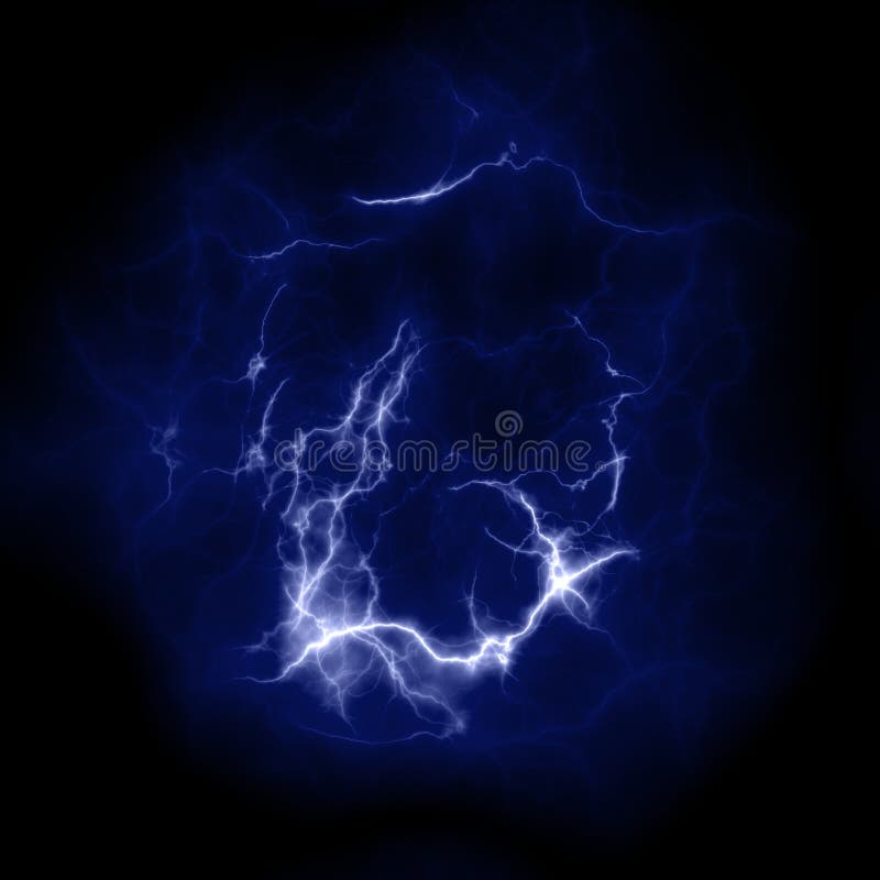 Lightning Template. Electric Thunderbolt in the Sky. Nature Image Stock ...