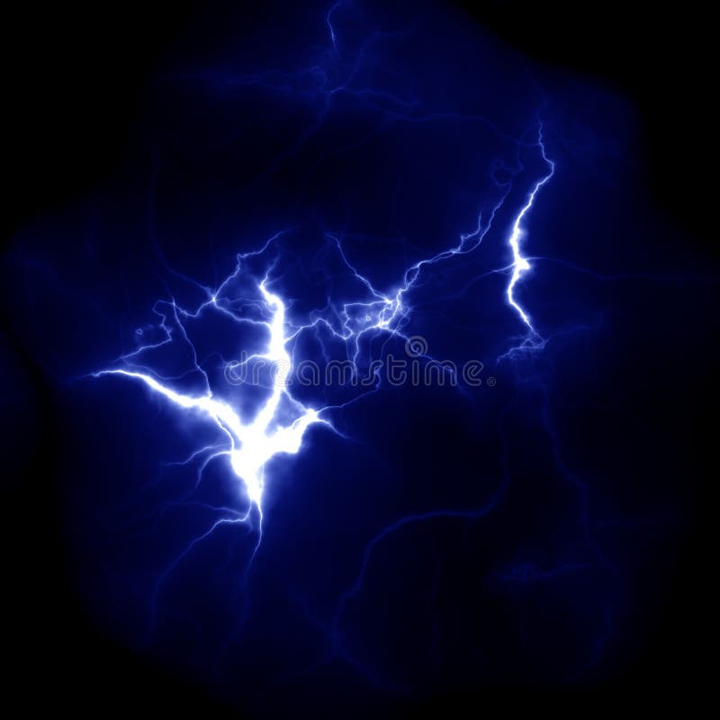 Lightning Template. Electric Thunderbolt in the Sky. Nature Image Stock ...