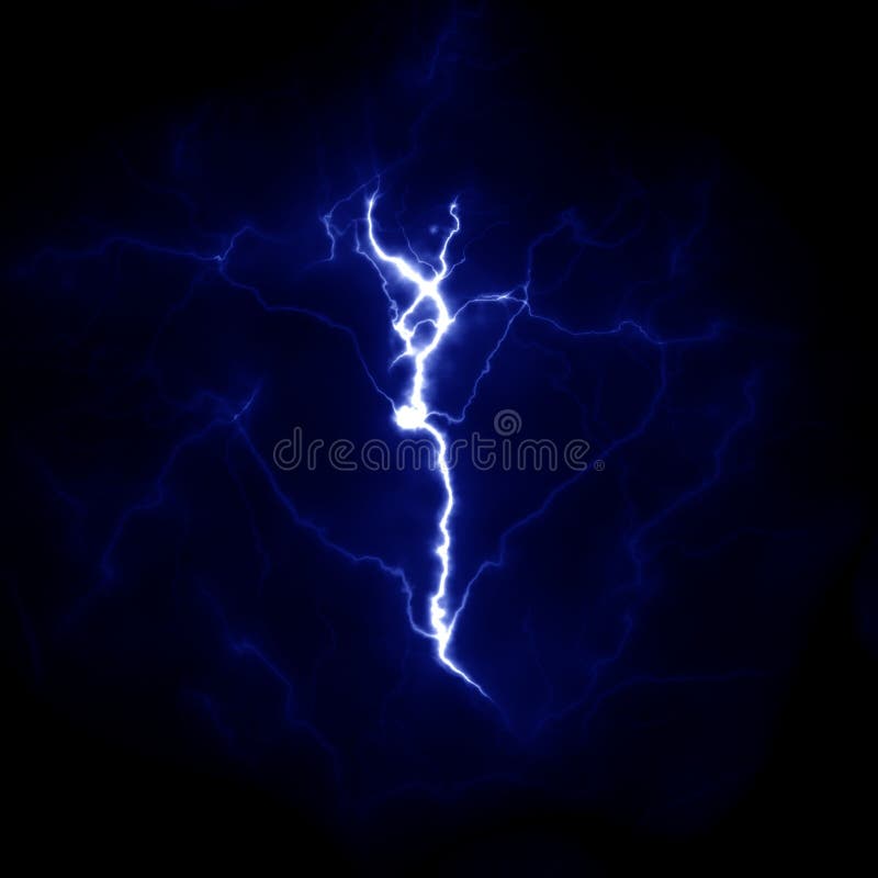 Lightning Template. Electric Thunderbolt in the Sky. Nature Image Stock ...