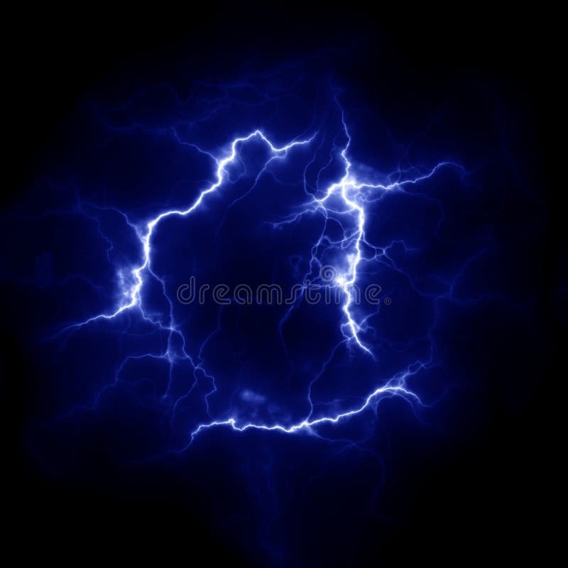 Lightning Template. Electric Thunderbolt in the Sky. Nature Image Stock ...