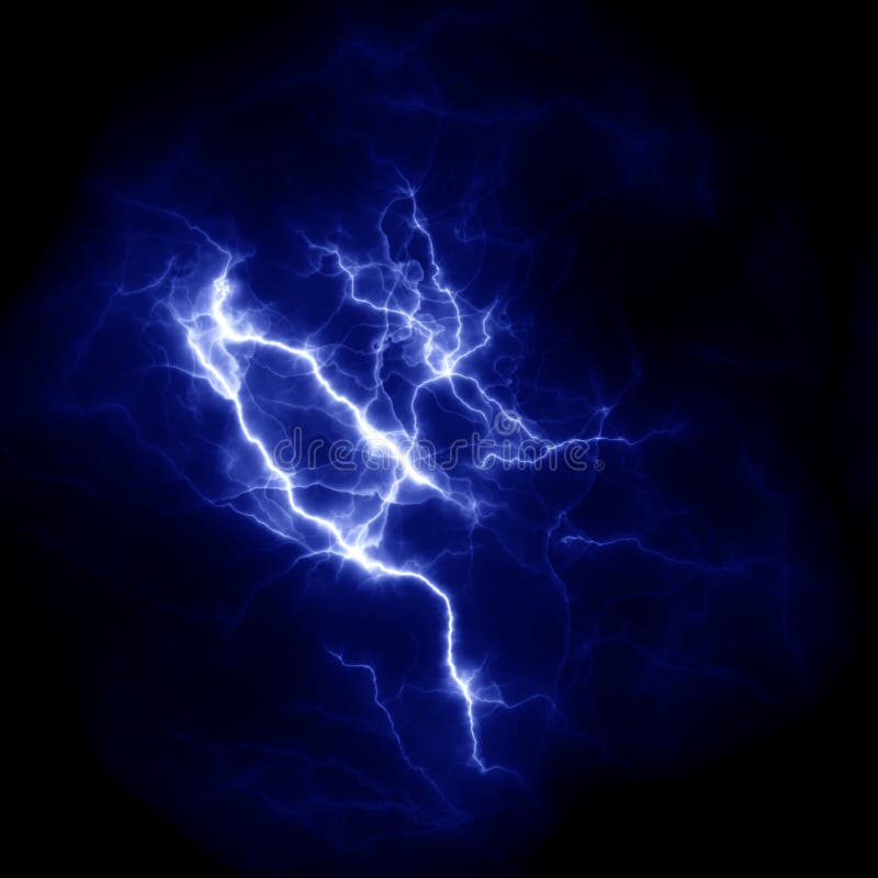 Lightning Template. Electric Thunderbolt in the Sky. Nature Image Stock ...