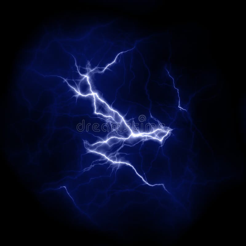 Lightning Template. Electric Thunderbolt in the Sky. Nature Image Stock ...