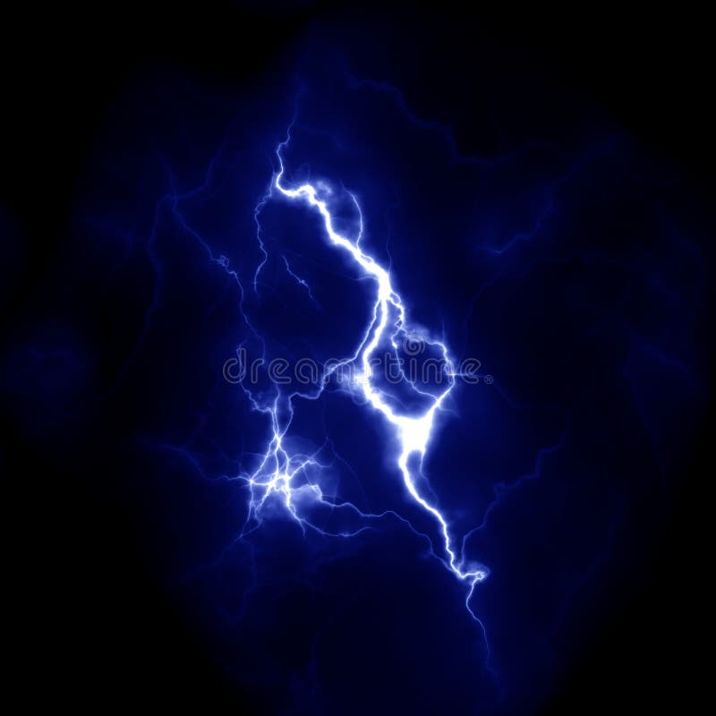 Lightning Template. Electric Thunderbolt in the Sky. Nature Image Stock ...