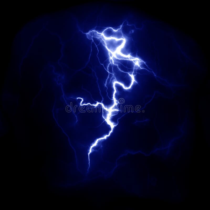 Lightning Template. Electric Thunderbolt in the Sky. Nature Image Stock ...
