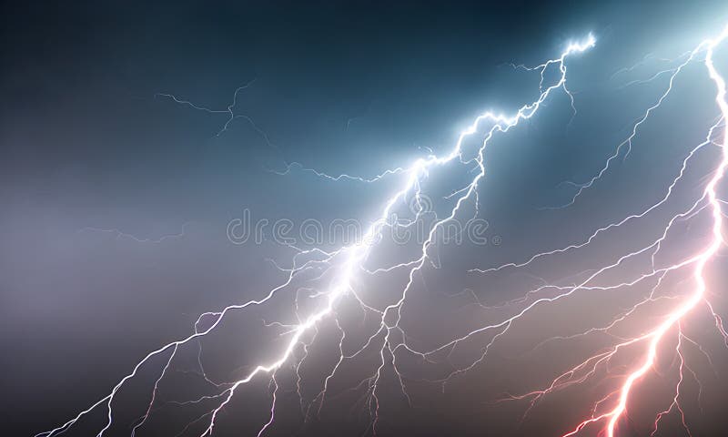 Lightning Texture Using Various Shades, Realistic Digital Painting, Noise Texture Effect ...
