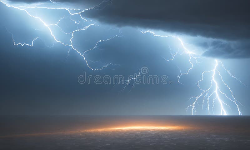 Lightning Texture Using Various Shades, Realistic Digital Painting ...