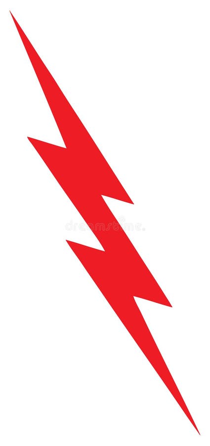 Lightning Thunder Bolt Electricity Shock Energy Red Clipart ...