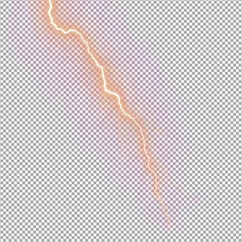 Lightning Thunder Overlay Effect, Transparent Background Stock Photo ...