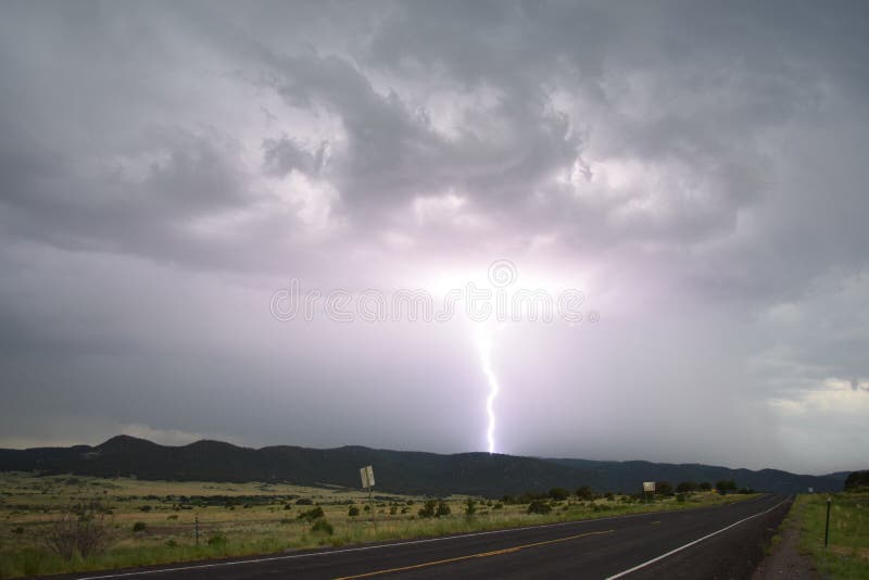 Lightning stock image. Image of landscape, thunder, bolt - 73396133