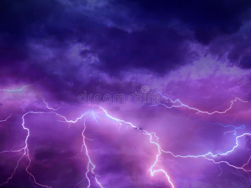 Purple Lightning Strike