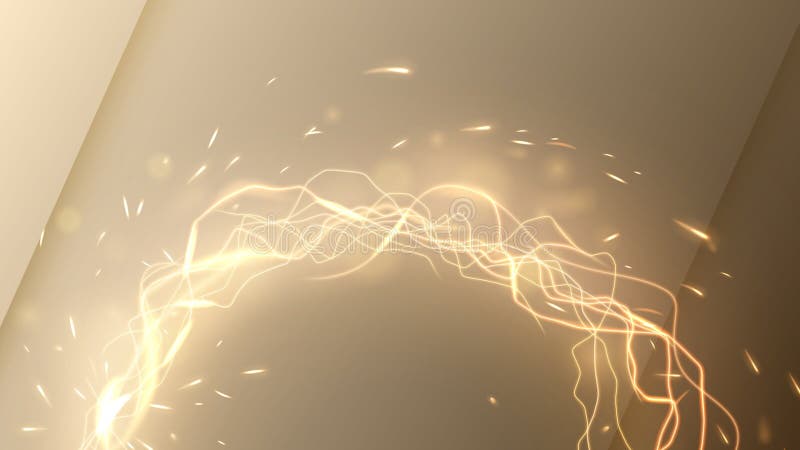 Lightning Trail Background, Elegant Line Spin Widescreen, Vector ...